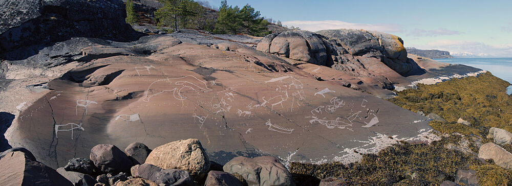 The red-painted rock carvings | Alta Museum