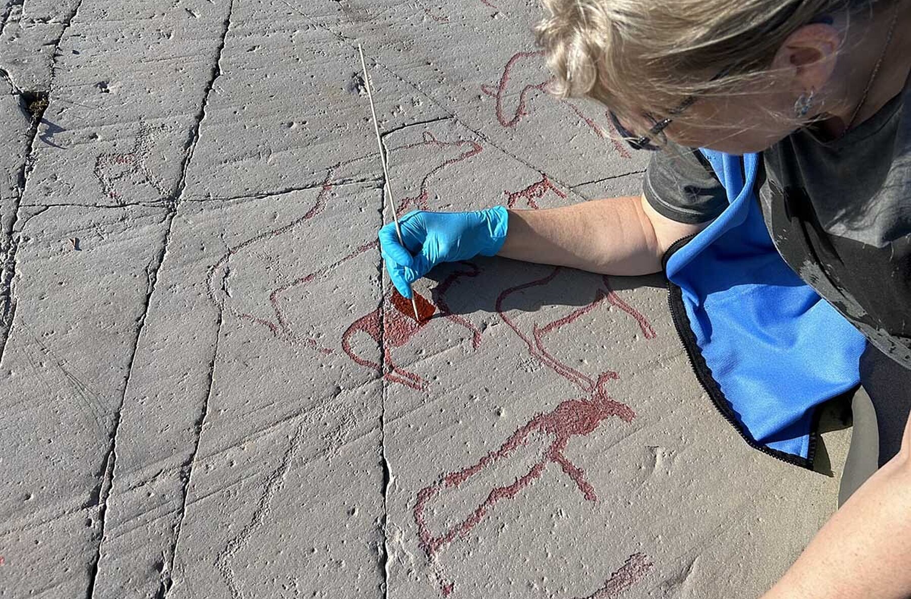 The red-painted rock carvings | Alta Museum