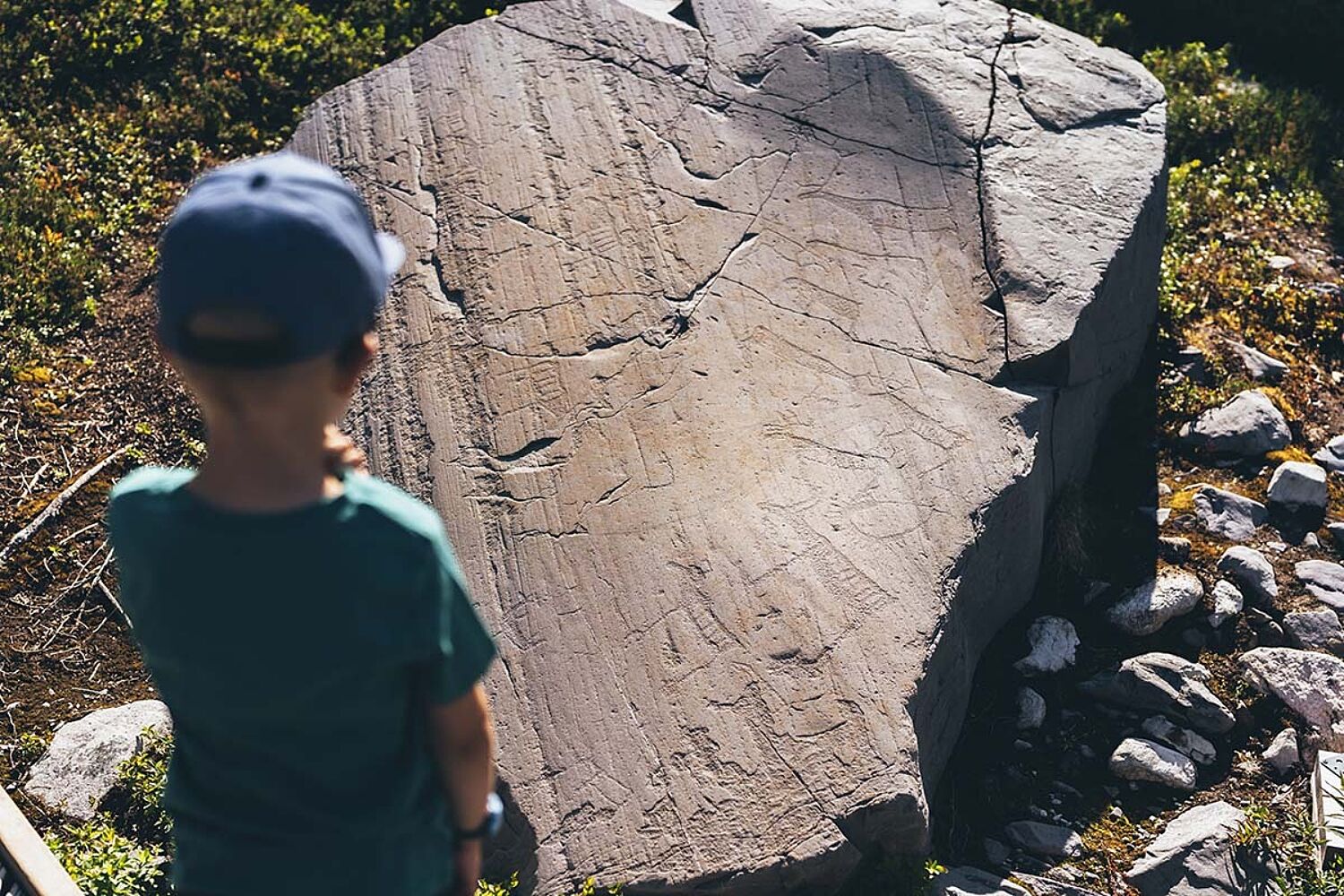 The red-painted rock carvings | Alta Museum