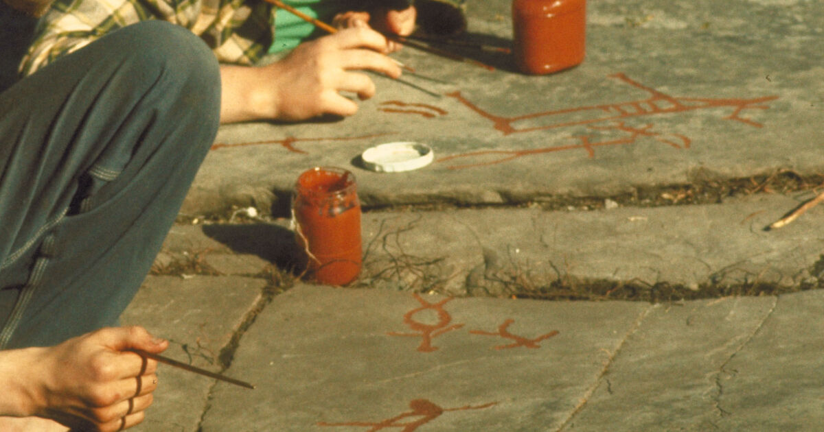 The red-painted rock carvings | Alta Museum