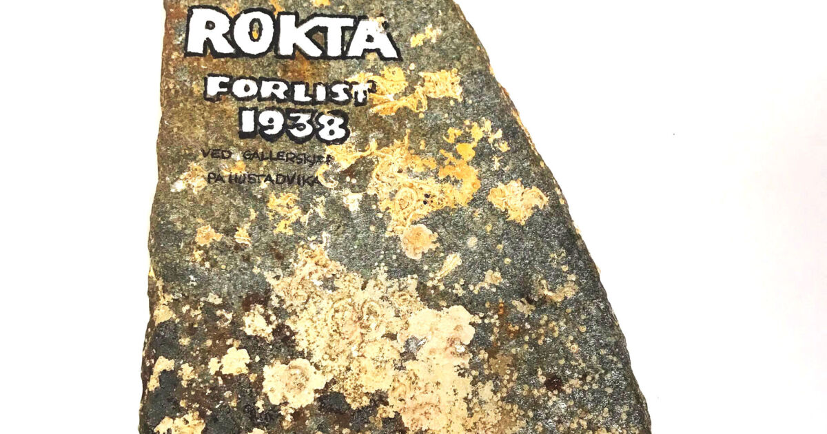 Månedens gjenstand: Skiferstein fra skipsforlis | Alta Museum
